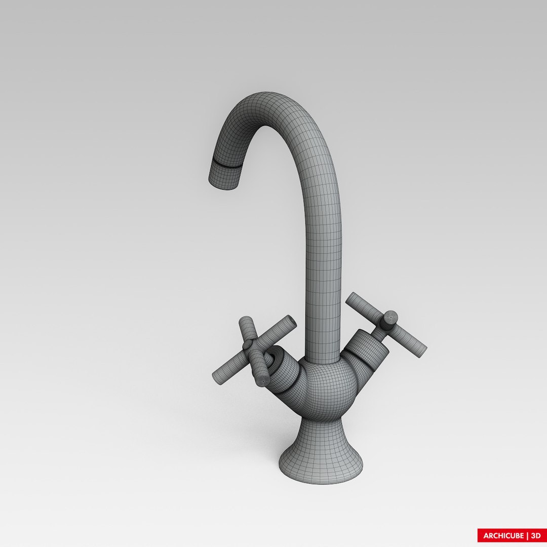 3d Model Mixer Tap