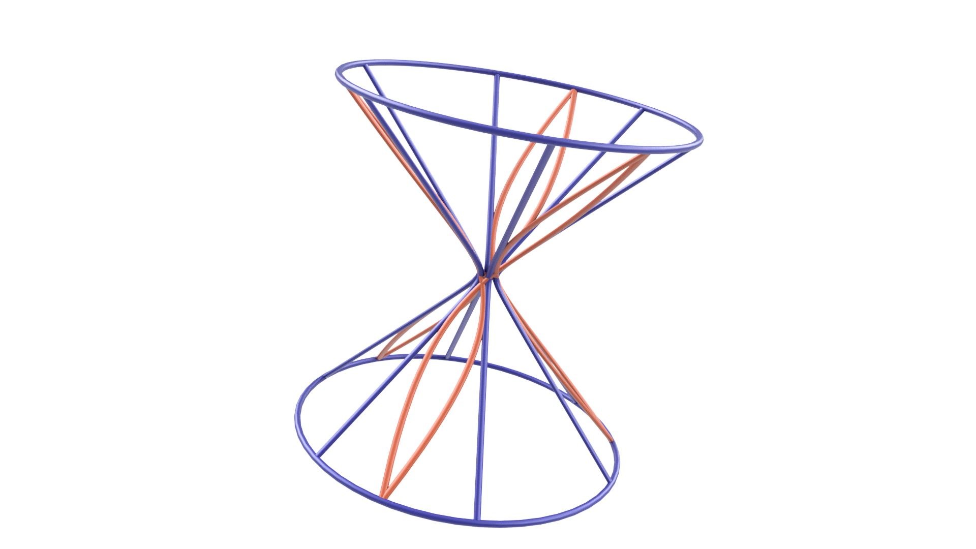 Hyperboloid 3D Model - TurboSquid 1930449