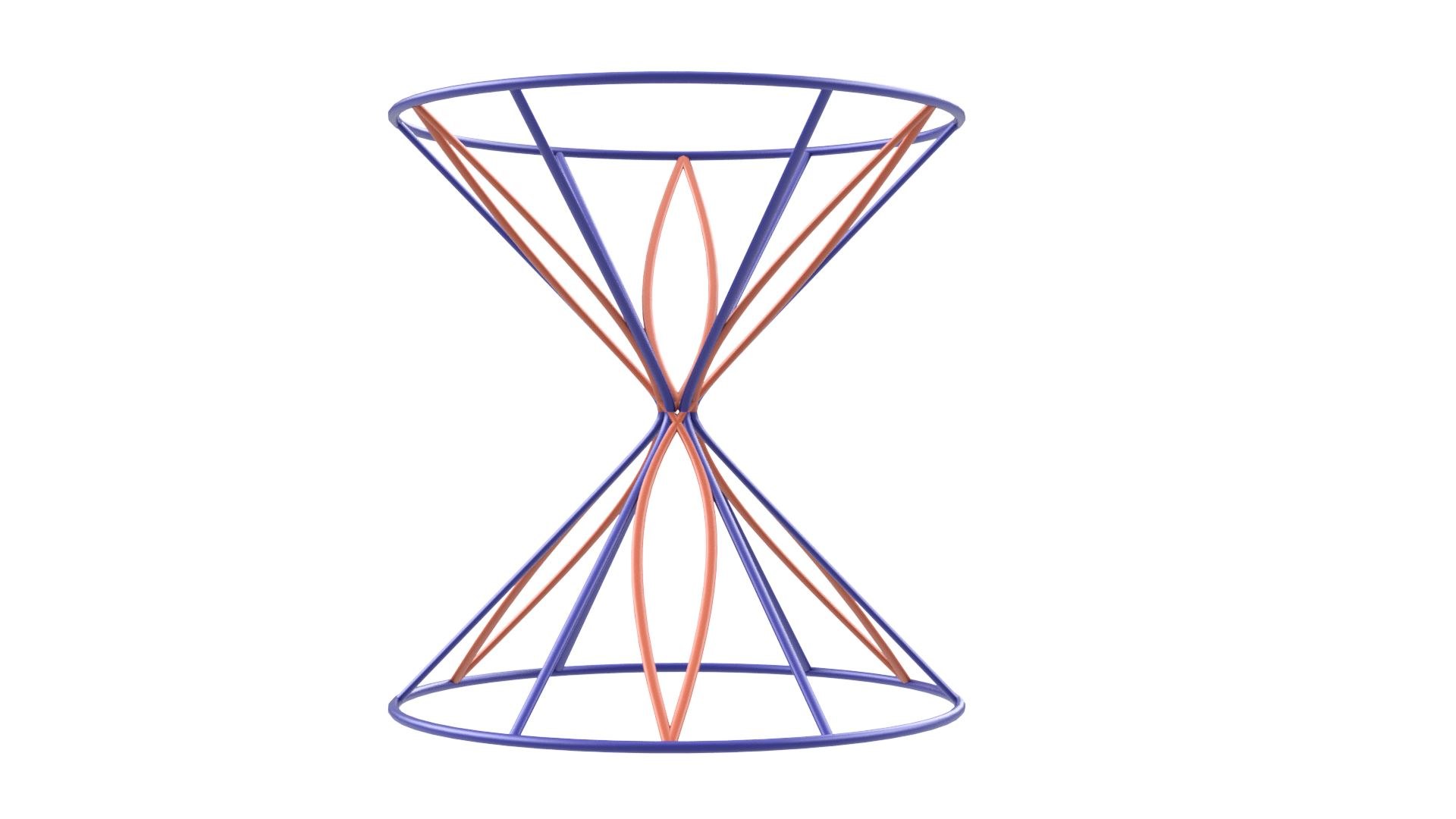 Hyperboloid 3D Model - TurboSquid 1930449