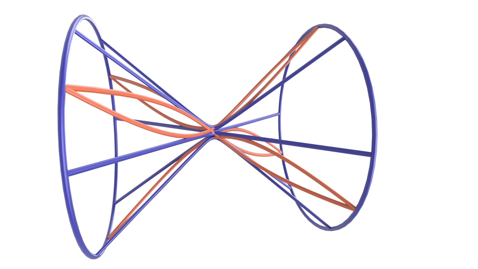 Hyperboloid 3D Model - TurboSquid 1930449