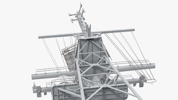 Military ship mast 3D - TurboSquid 1548374