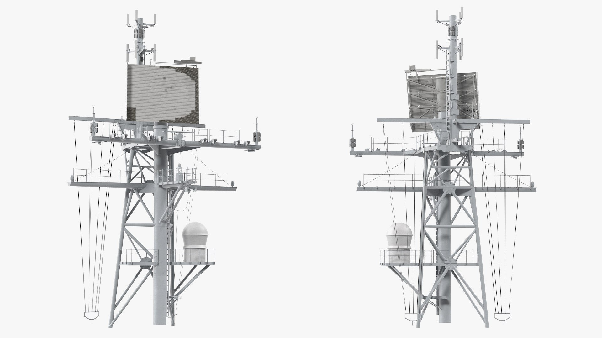 Military Ship Mast 3D - TurboSquid 1548374