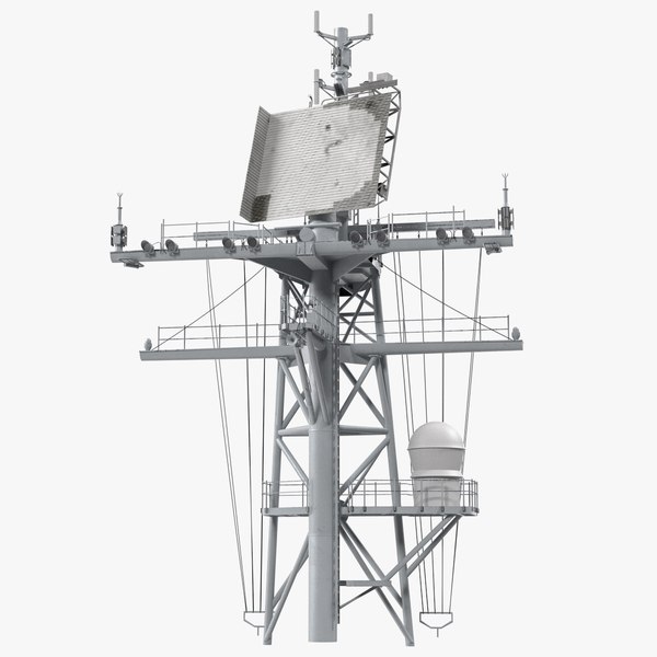 Military ship mast 3D - TurboSquid 1548374