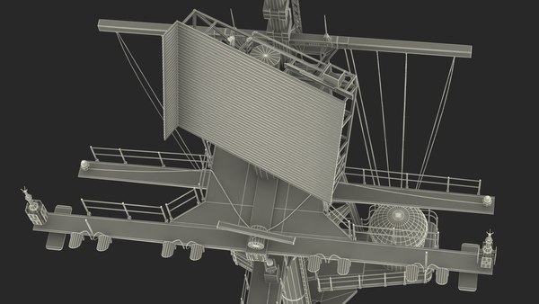 Military ship mast 3D - TurboSquid 1548374