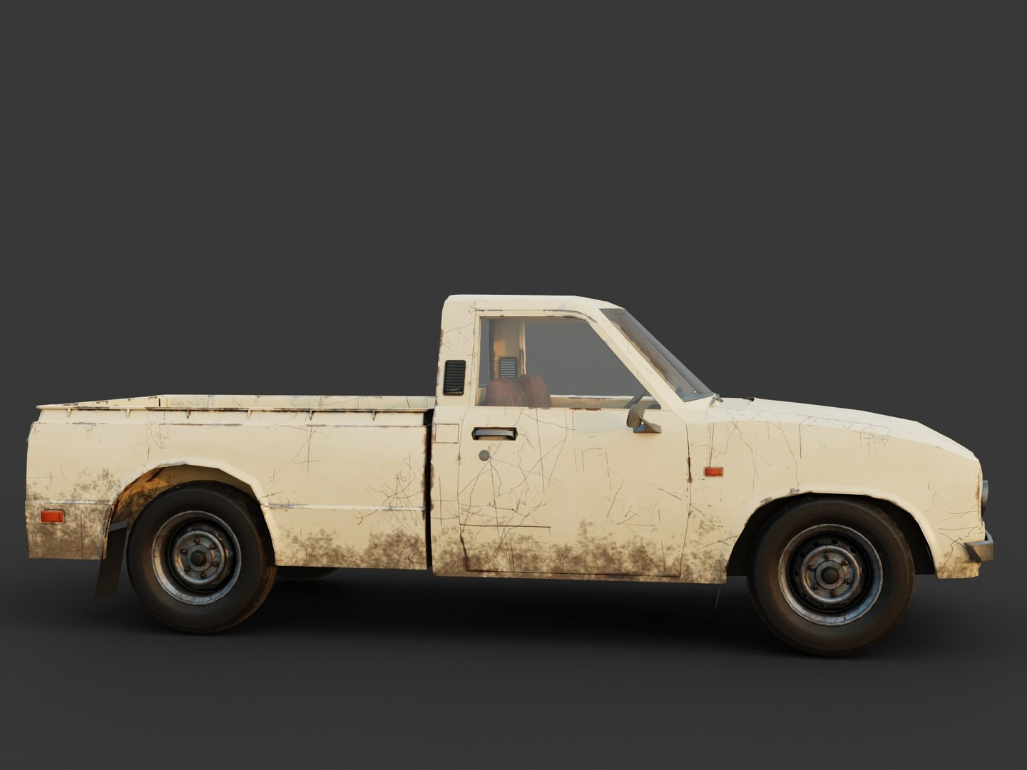 Pick Up Truck 3D Model - TurboSquid 1983026