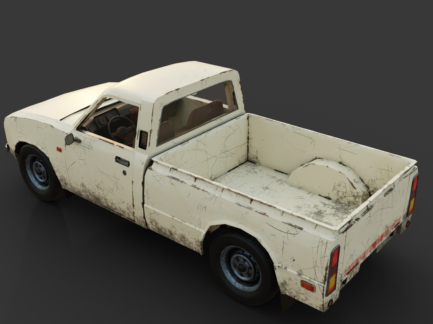 Pick Up Truck 3D Model - TurboSquid 1983026