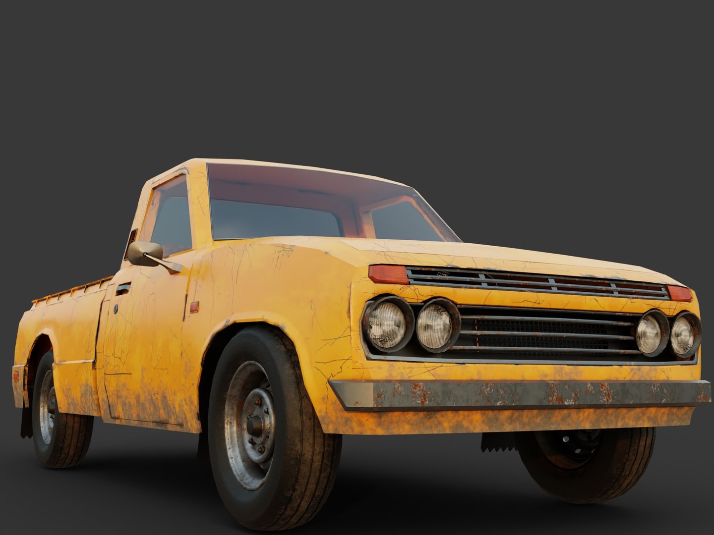 Pick Up Truck 3D Model - TurboSquid 1983026