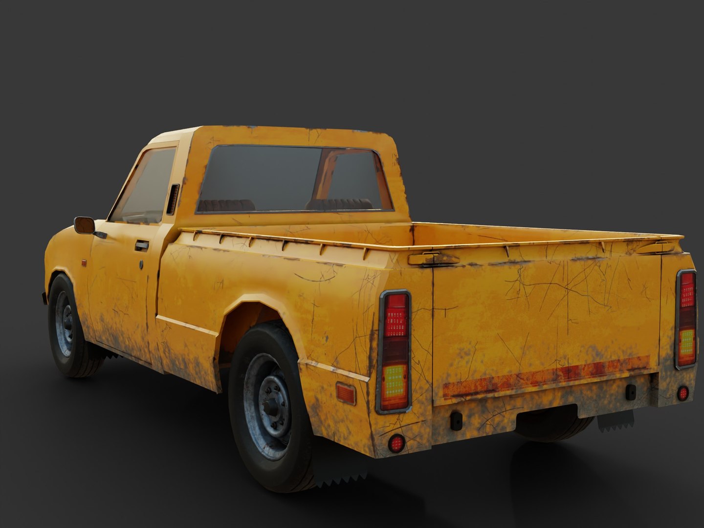 Pick Up Truck 3D Model - TurboSquid 1983026