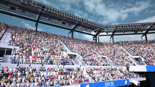3D football stadium audience animations - TurboSquid 1158560