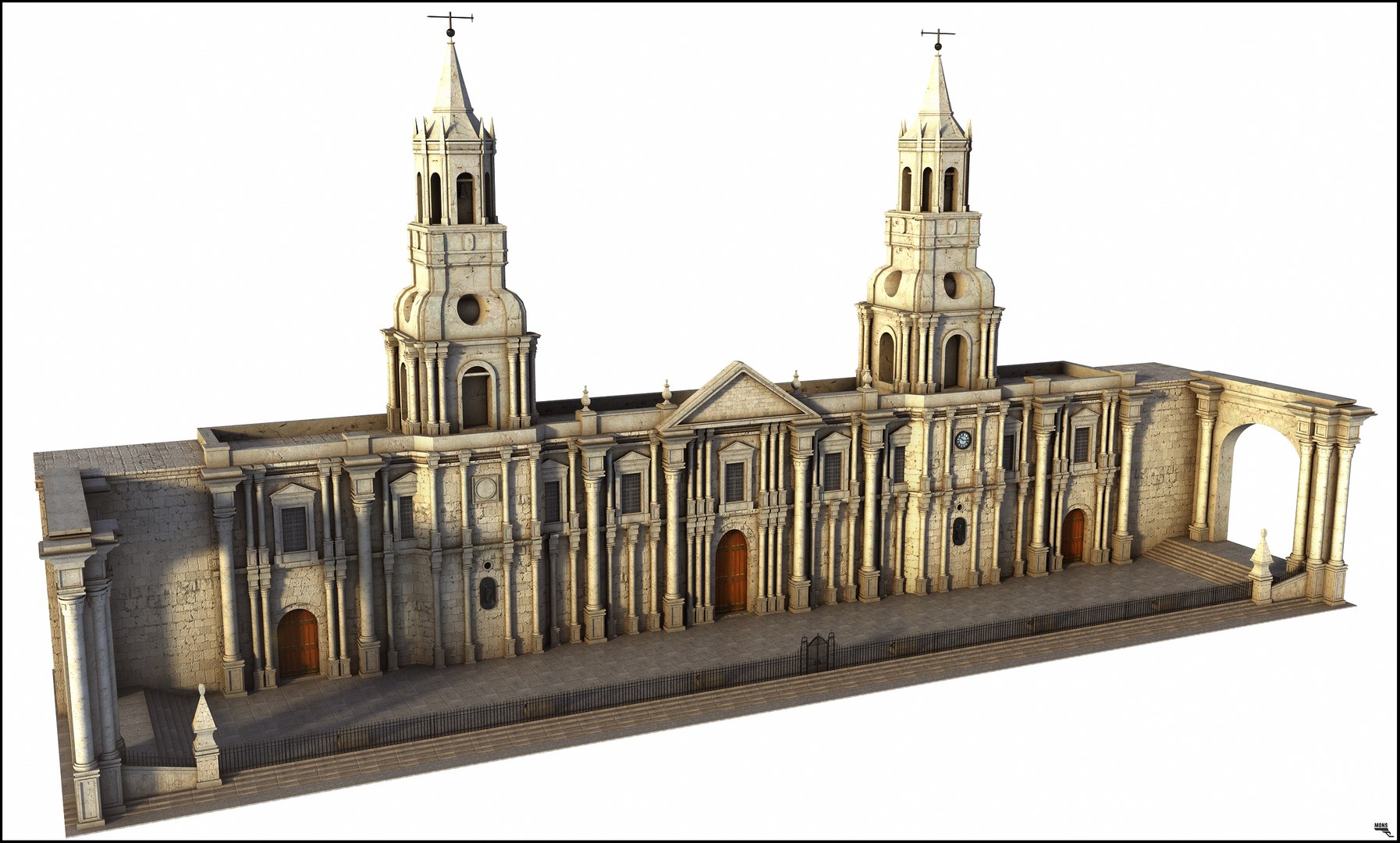 Cathedral Model - TurboSquid 1202787
