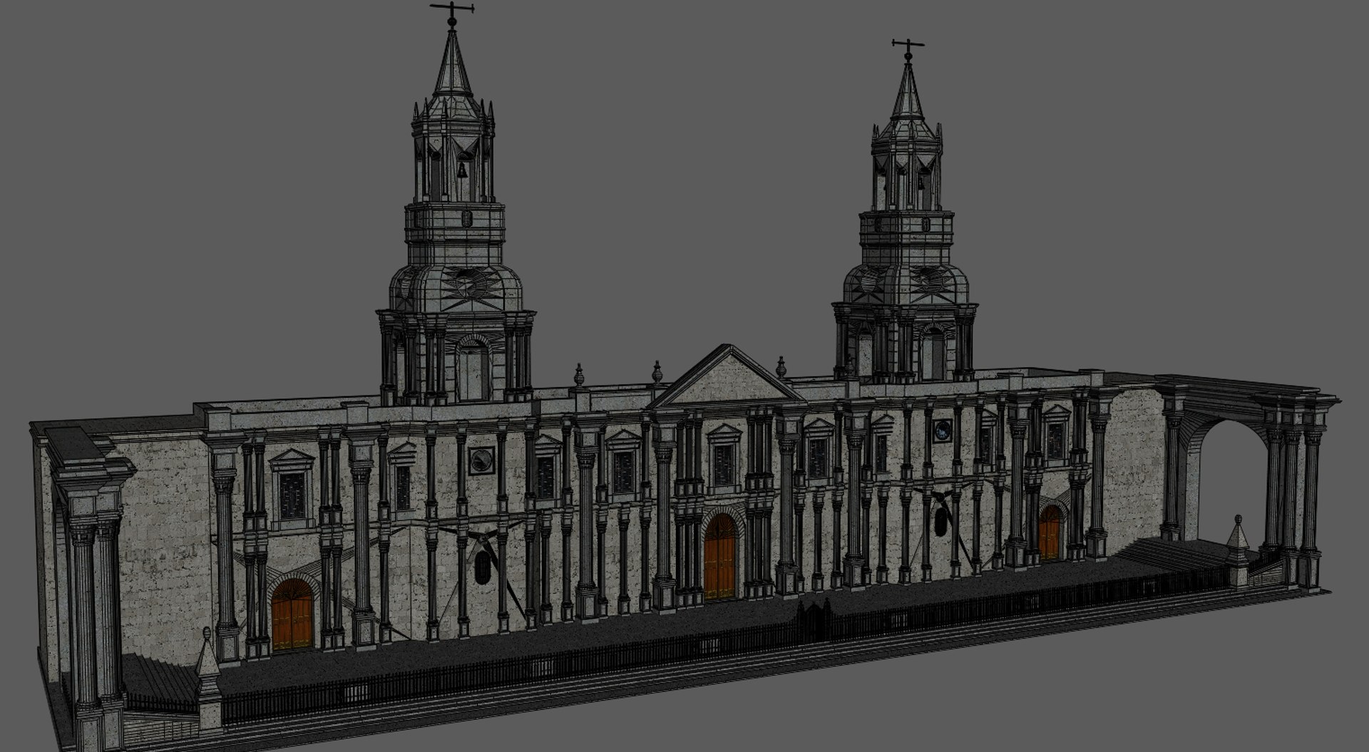 Cathedral Model - TurboSquid 1202787