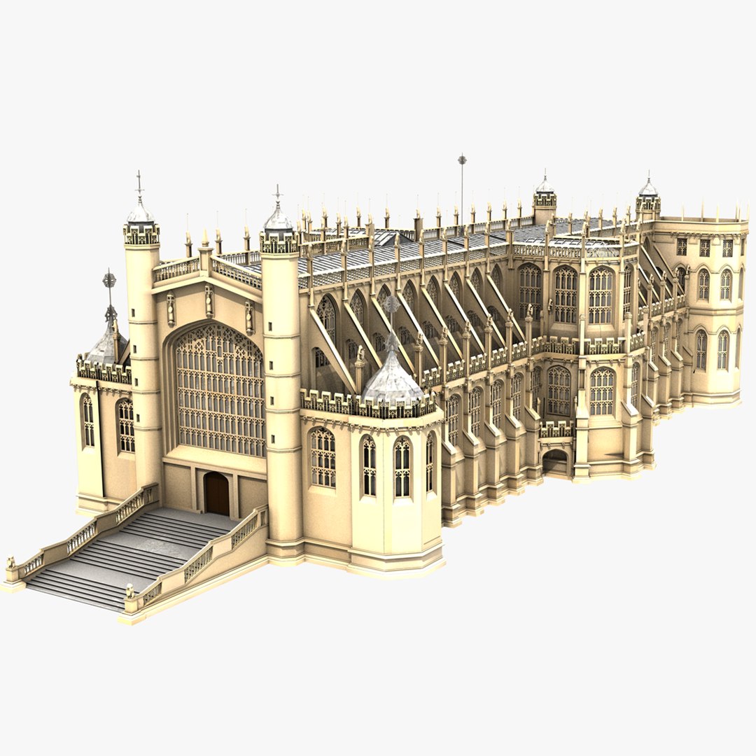 St Georges Chapel 3D model - TurboSquid 1959778