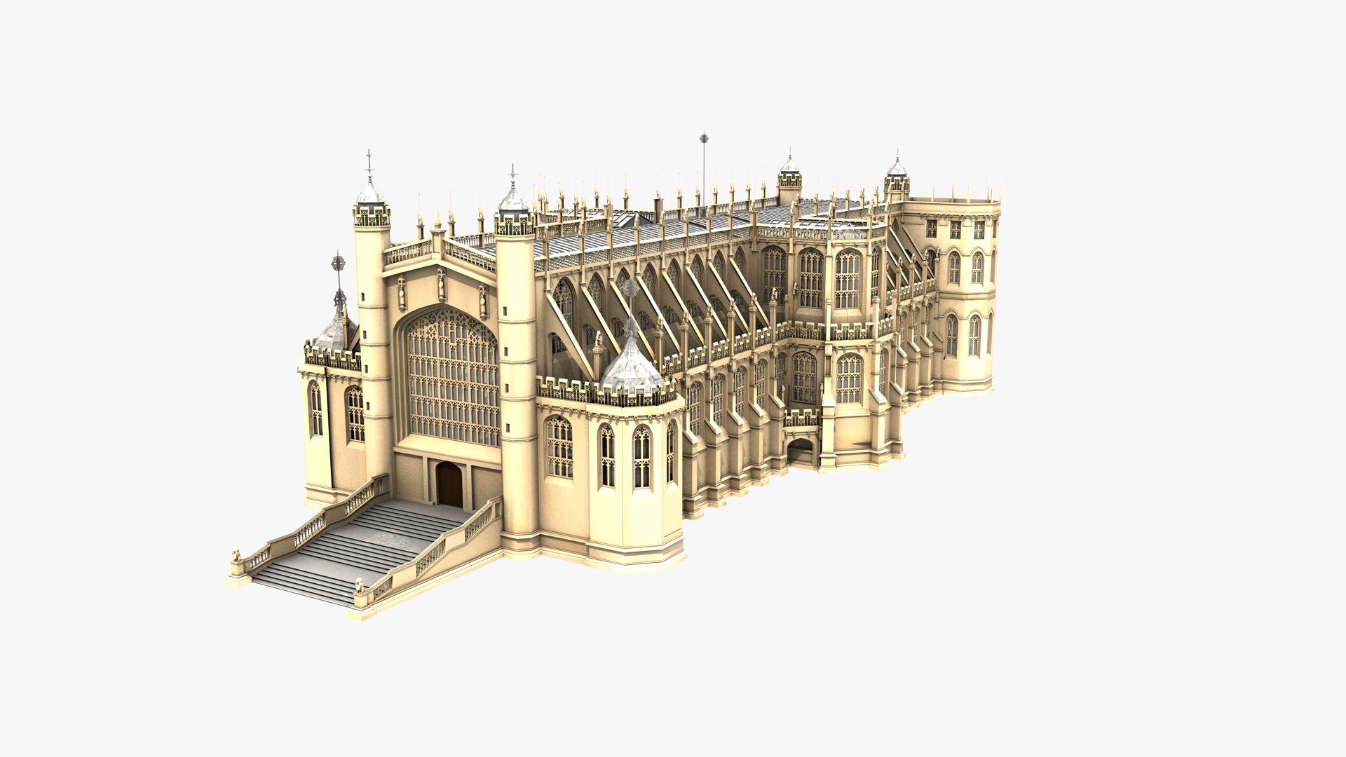 St Georges Chapel 3D Model - TurboSquid 1959778