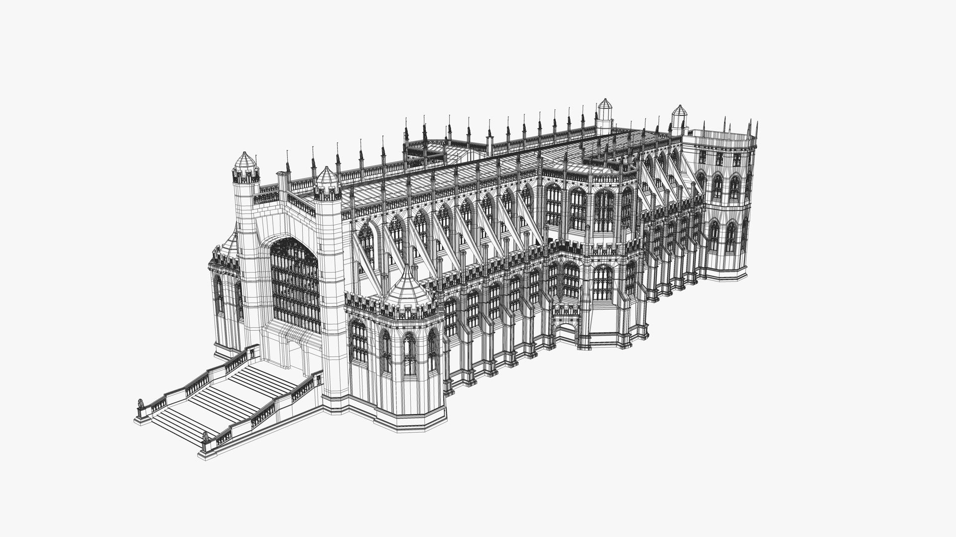 St Georges Chapel 3D Model - TurboSquid 1959778