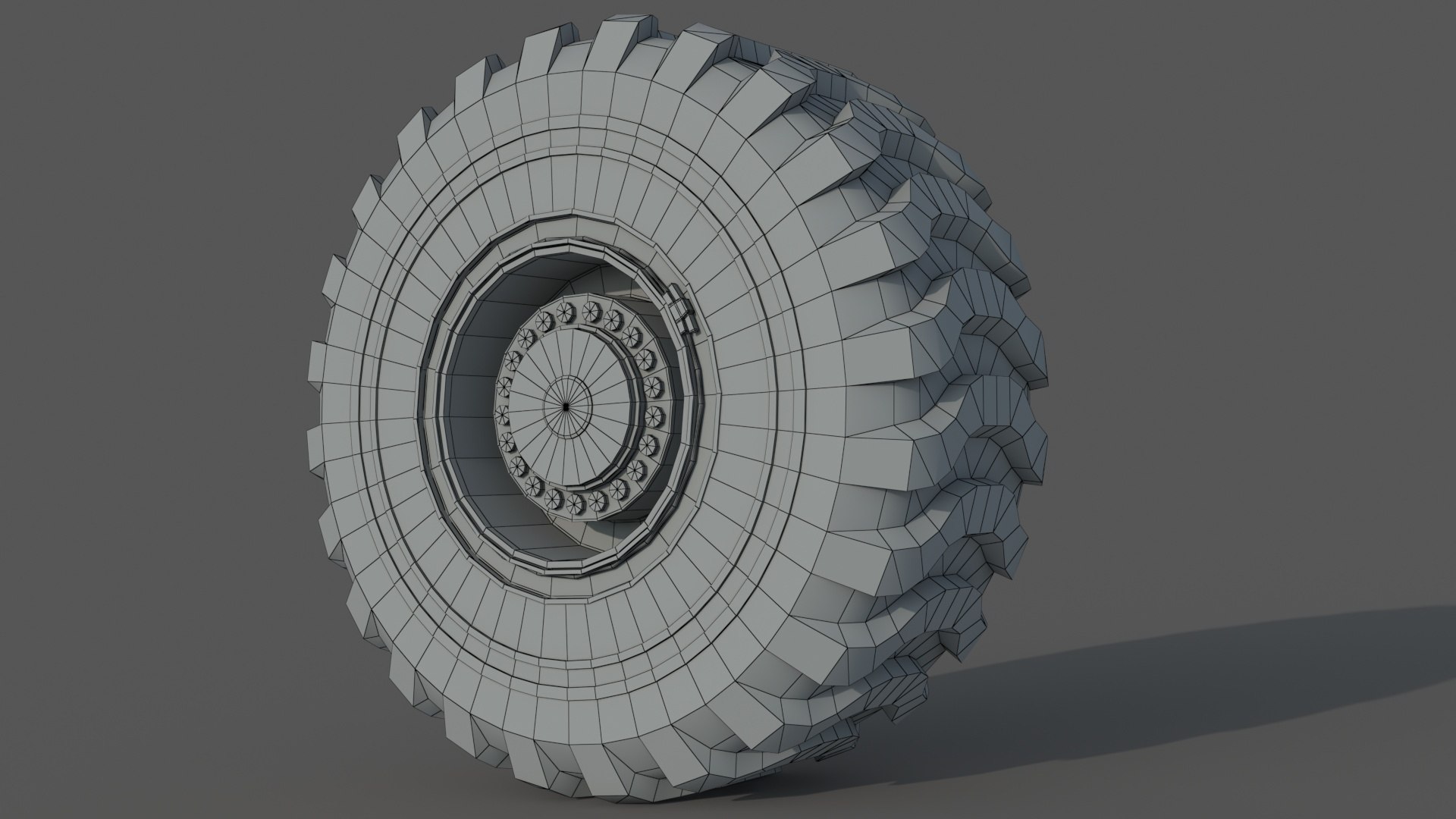 3D Wheel Rim Tire Dozer - TurboSquid 1938616