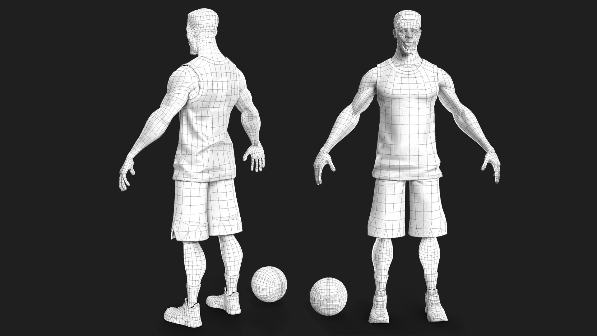 Basketball Stylized Players 3D model - TurboSquid 1874188