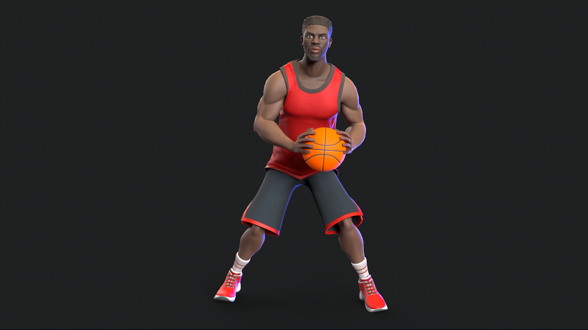 Basketball Stylized Players 3D model - TurboSquid 1874188