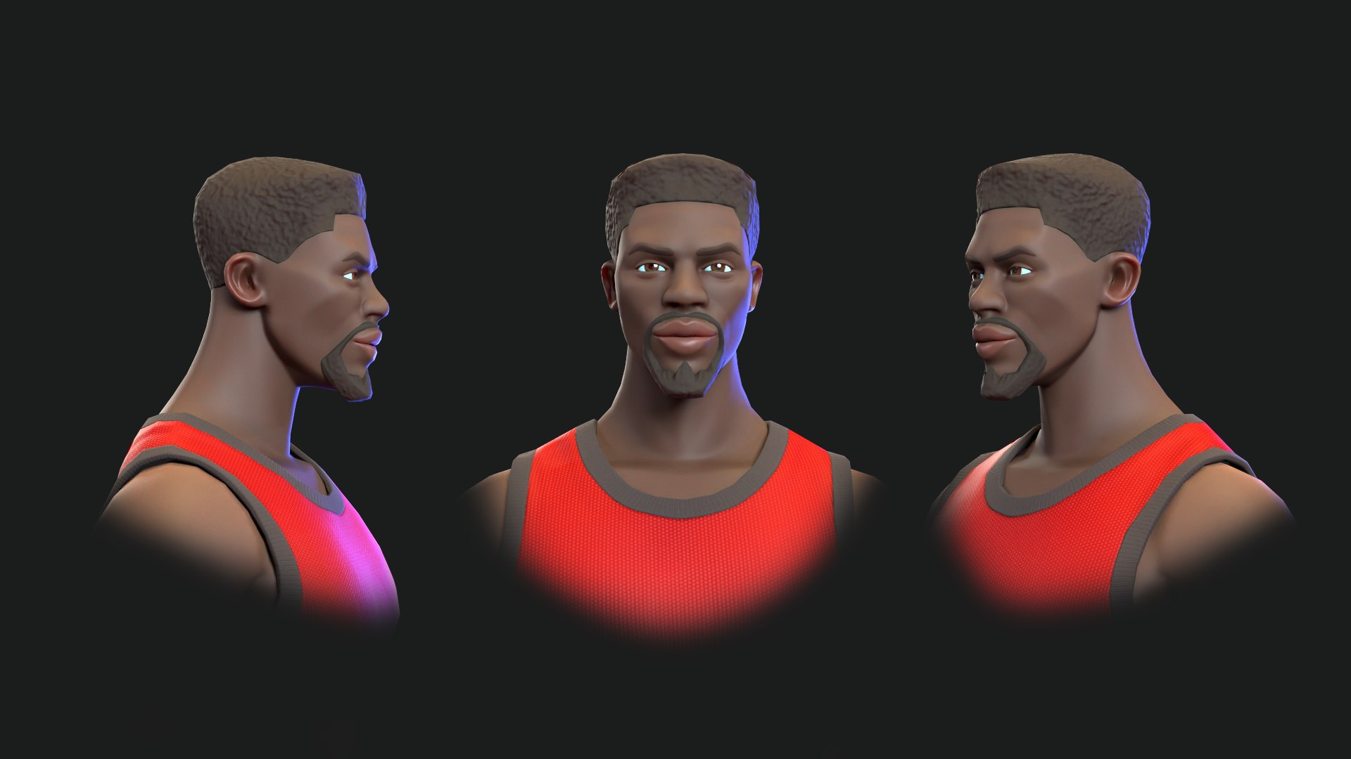 Basketball Stylized Players 3D model - TurboSquid 1874188