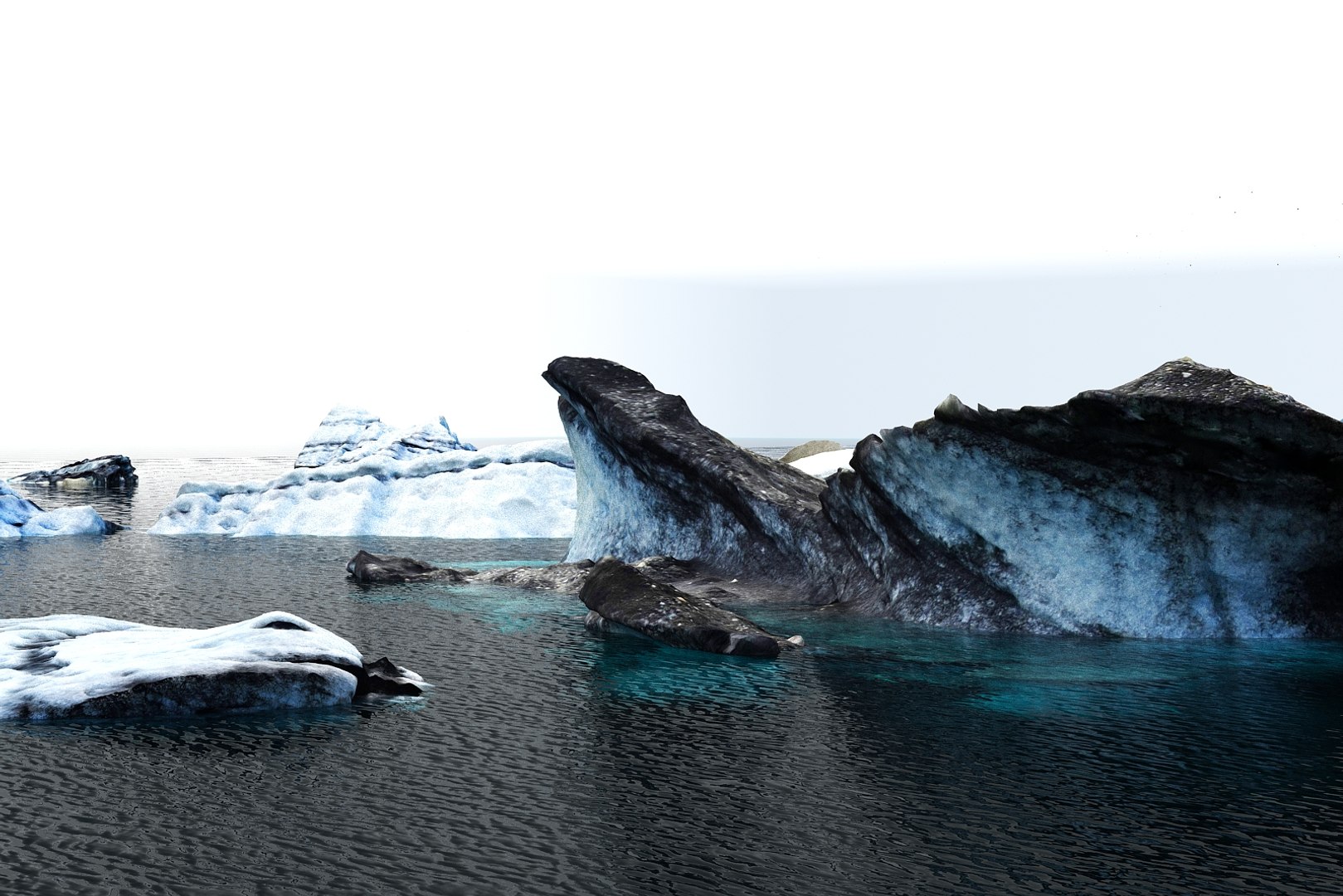 3D real iceberg scan pack model - TurboSquid 1645546