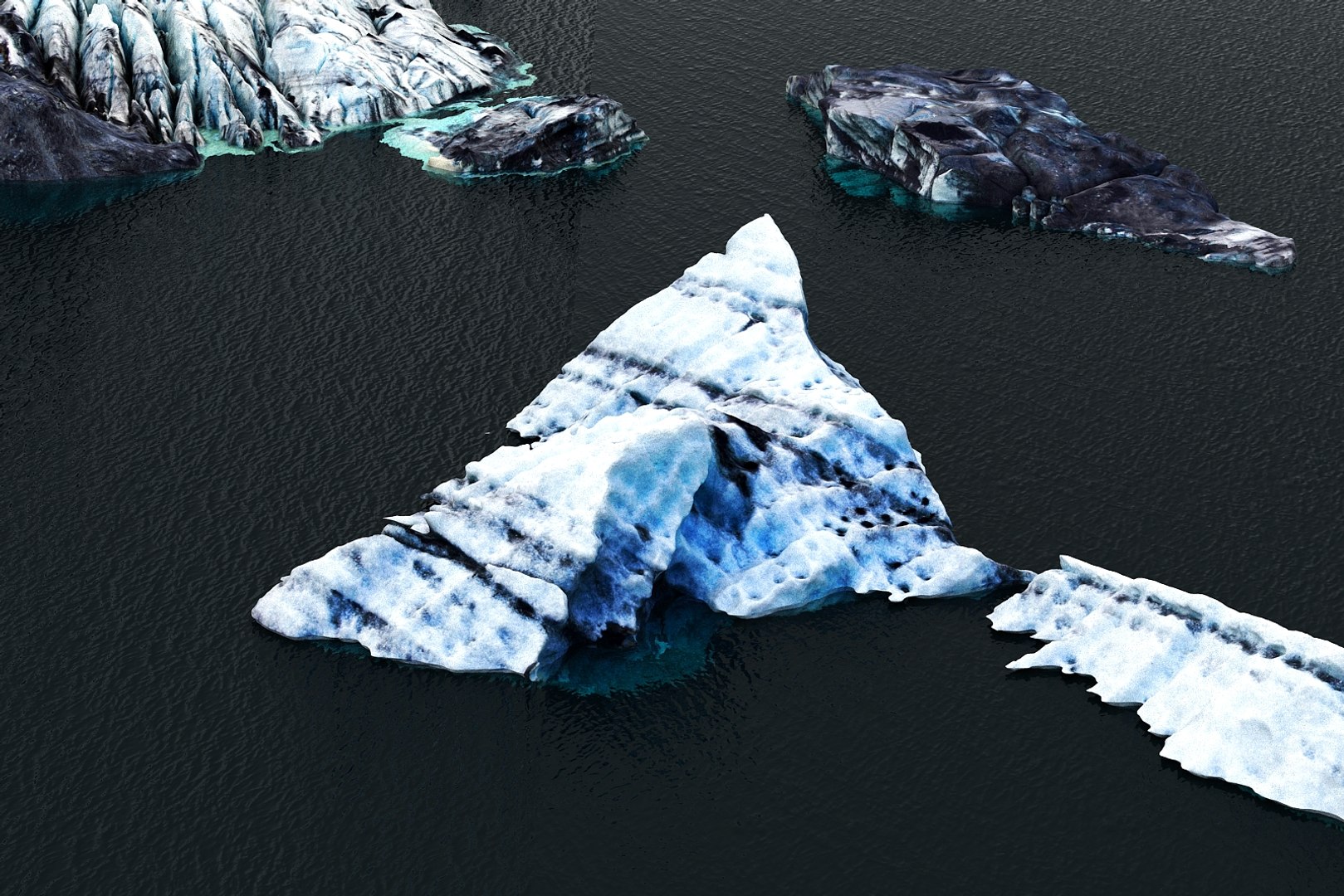 3D real iceberg scan pack model - TurboSquid 1645546