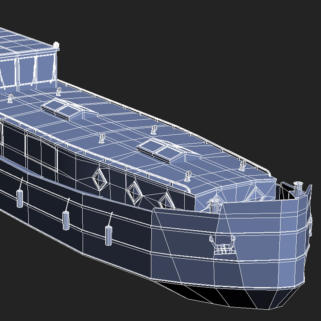 3ds Max Dutch Barge Home