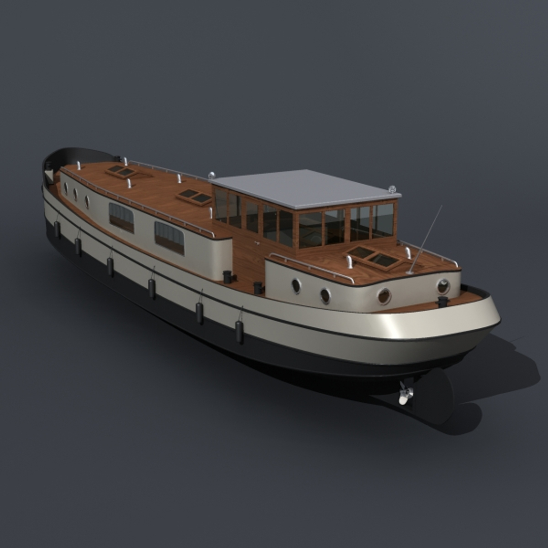 3ds max dutch barge home