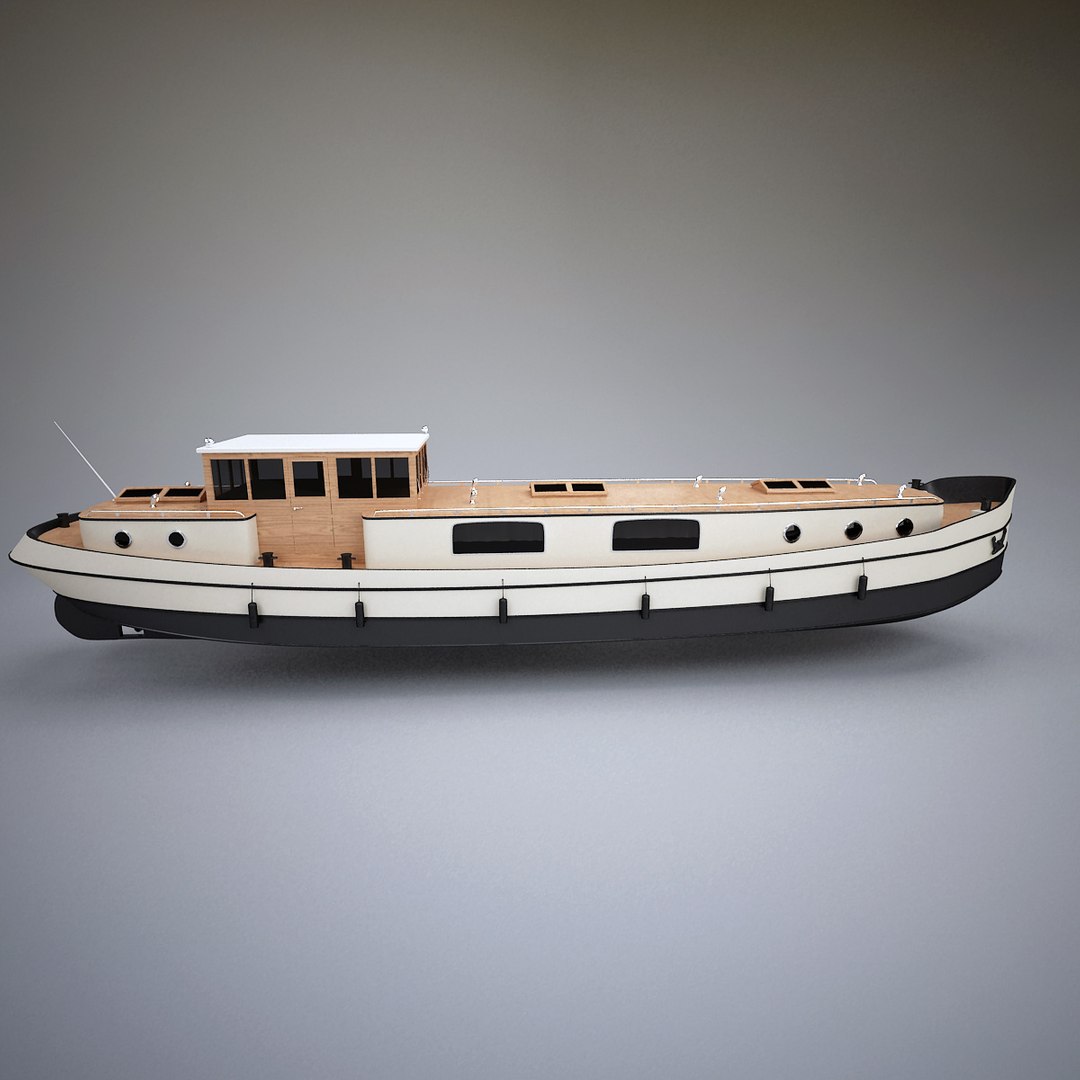 3ds Max Dutch Barge Home