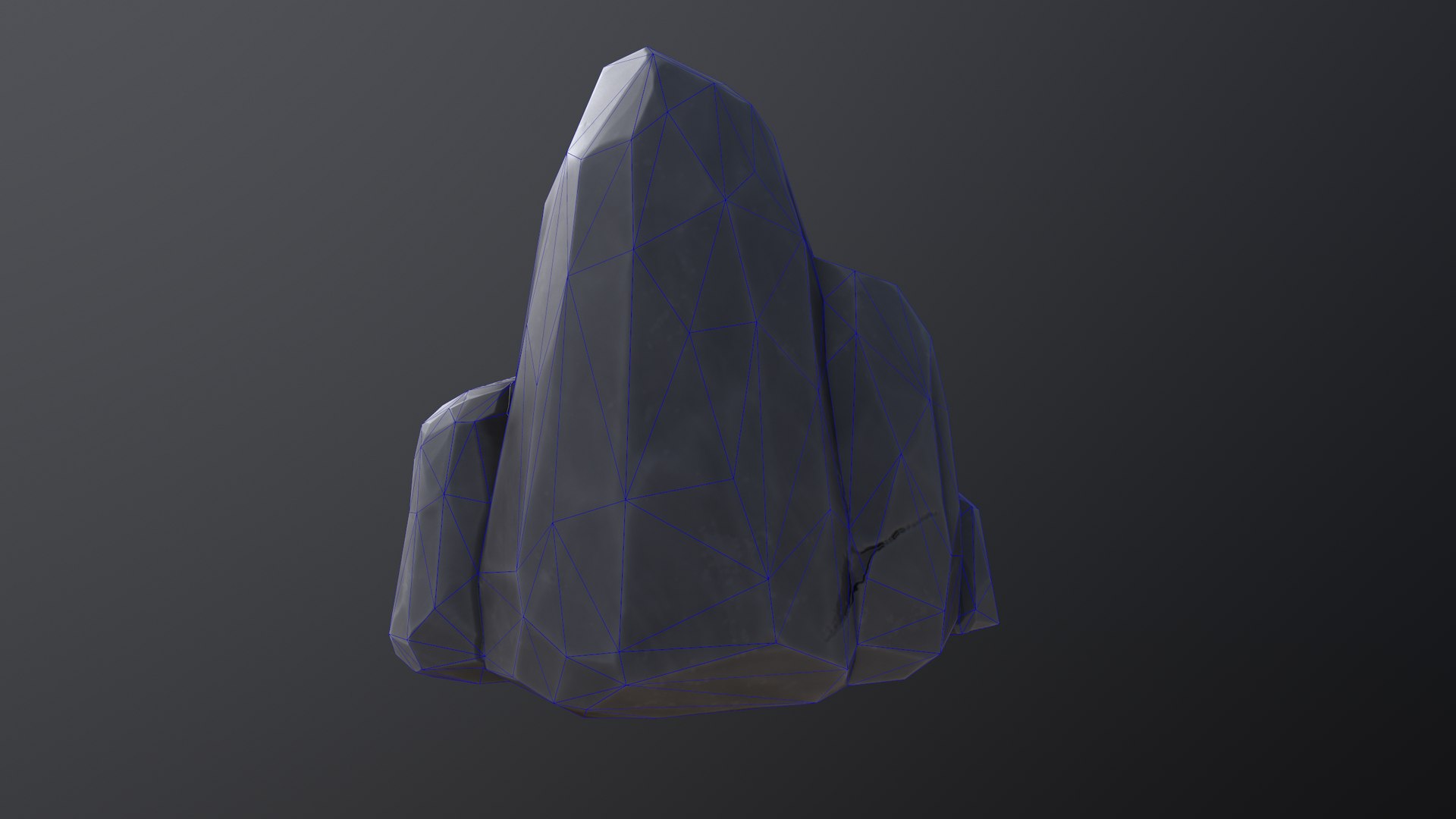3D Stylized Rock Low-poly - TurboSquid 1649106