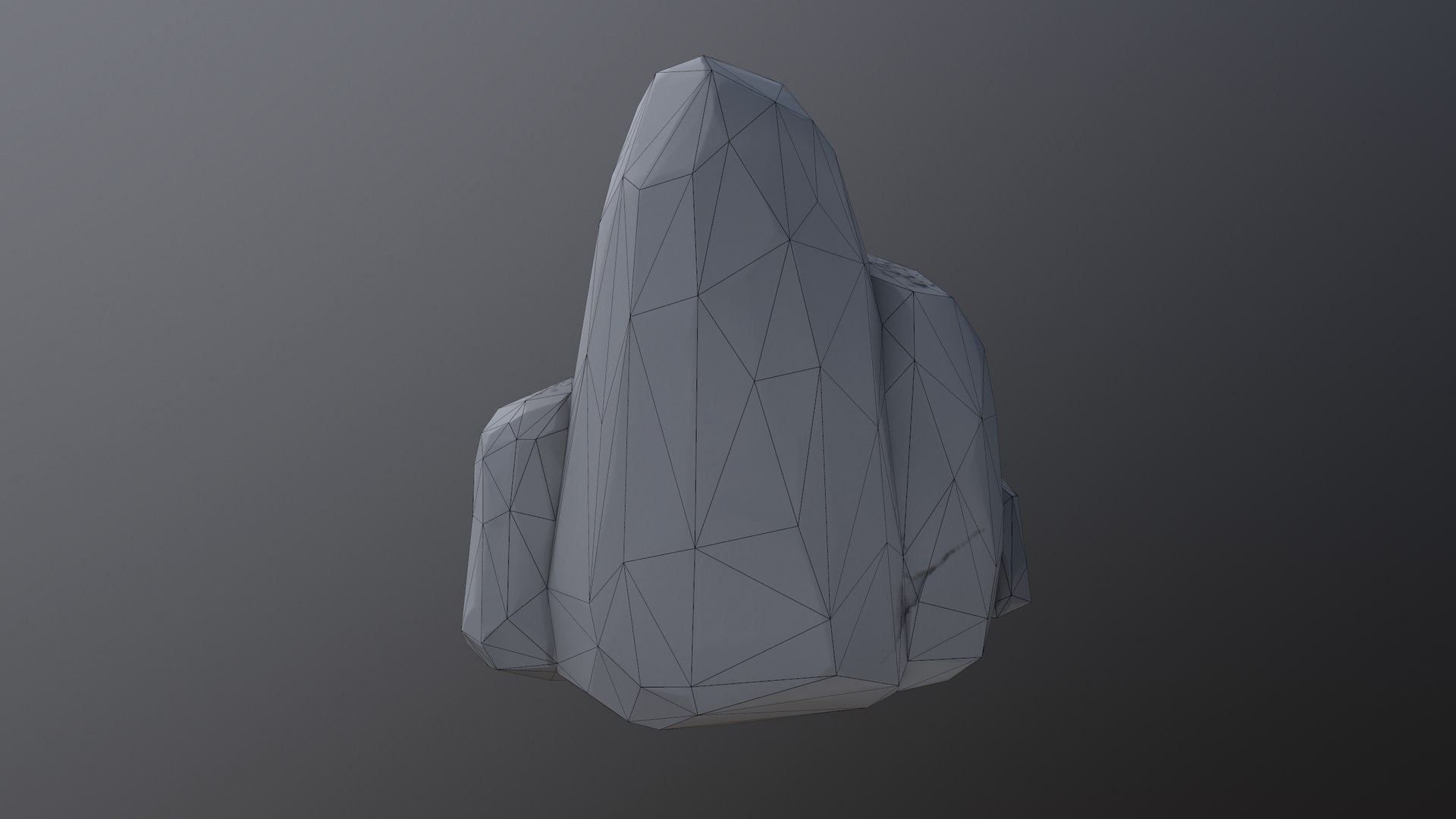 3D Stylized Rock Low-poly - TurboSquid 1649106