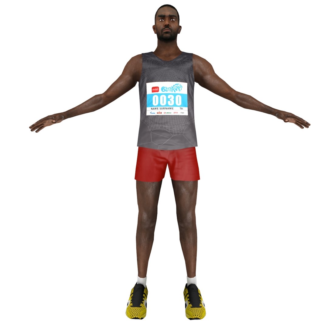 Marathon Runner 3D Model - TurboSquid 1301565