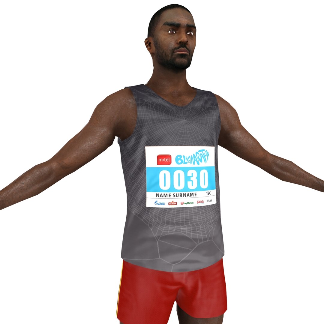 Marathon Runner 3D Model - TurboSquid 1301565