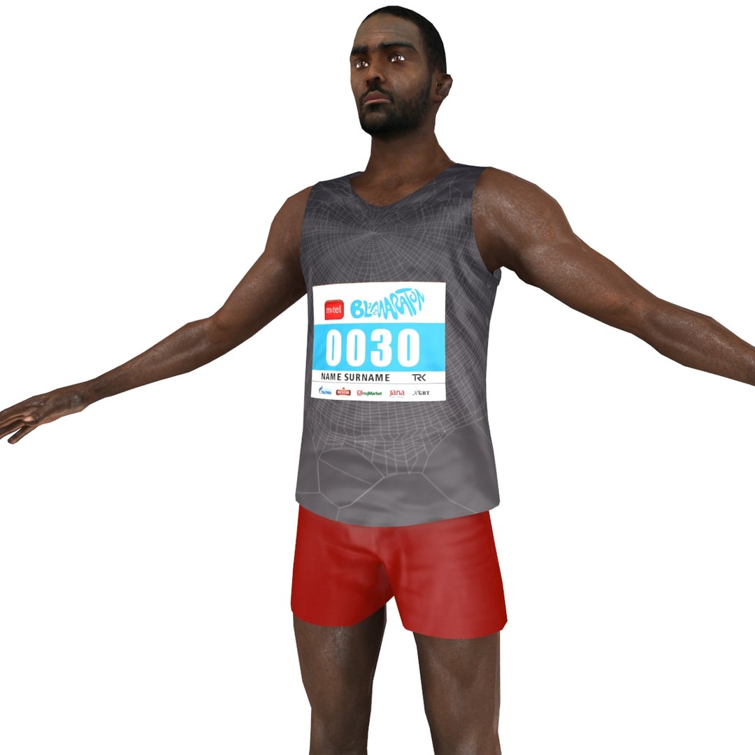 Marathon Runner 3D Model - TurboSquid 1301565