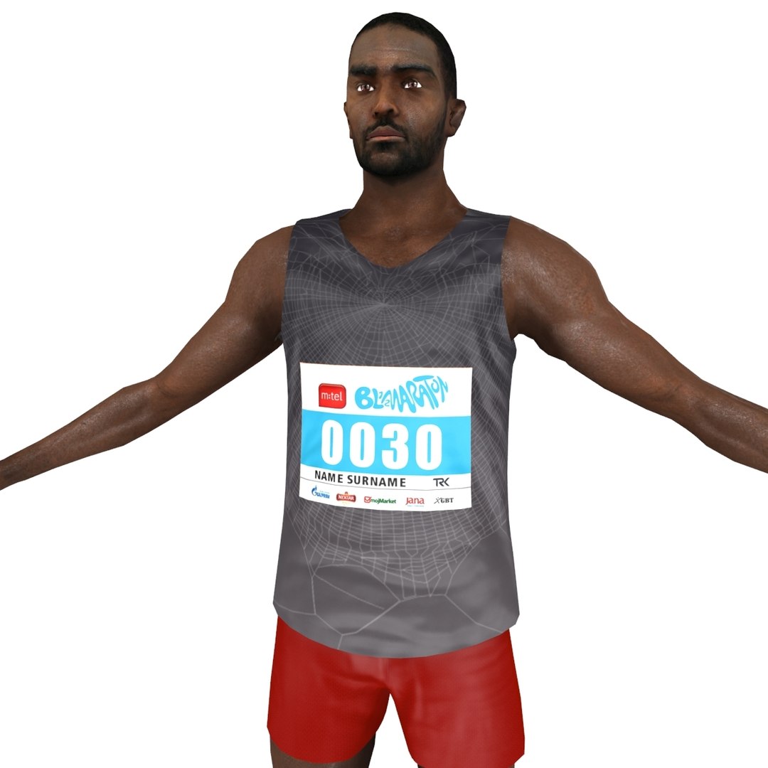 Marathon Runner 3D Model - TurboSquid 1301565