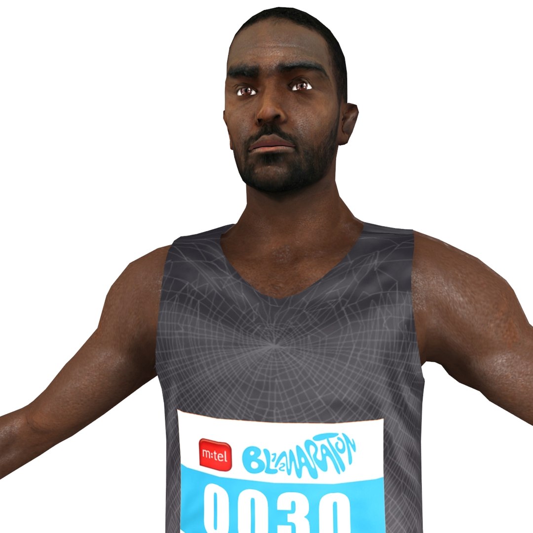 Marathon Runner 3D Model - TurboSquid 1301565