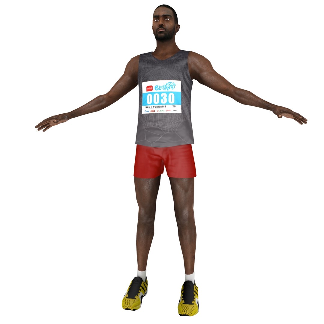 Marathon Runner 3D Model - TurboSquid 1301565