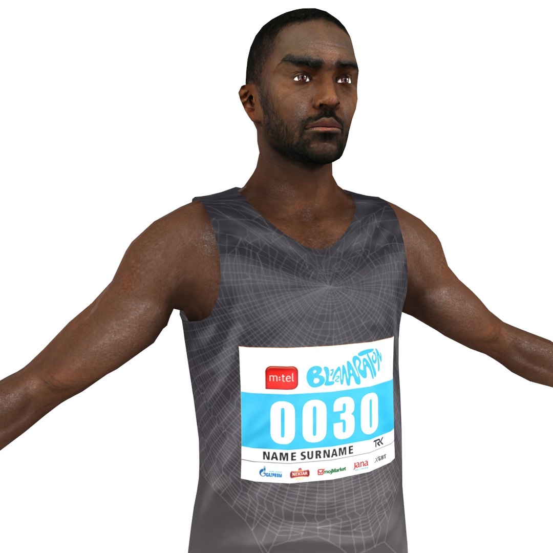 Marathon Runner 3D Model - TurboSquid 1301565