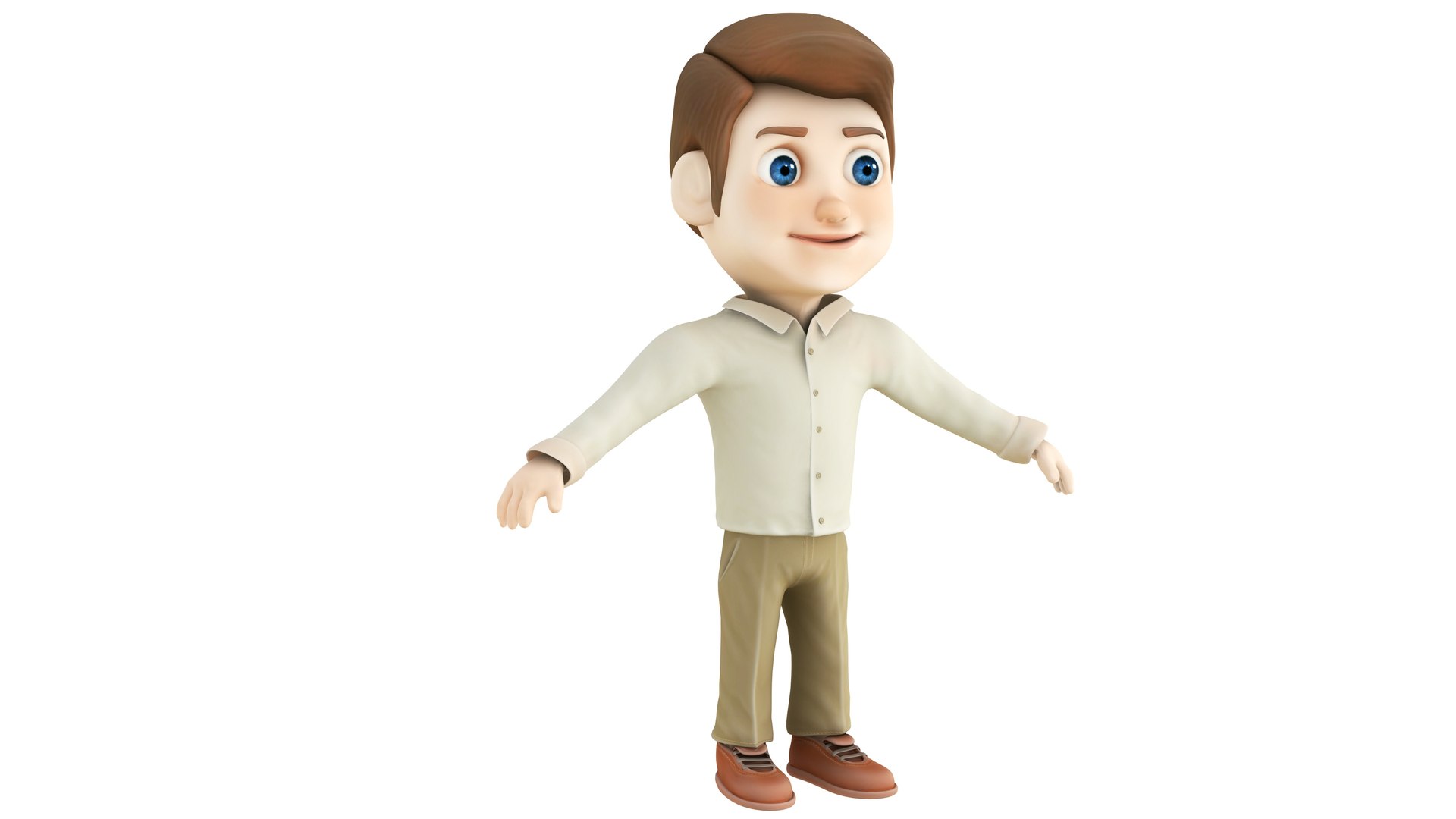 Cartoon Mother And Father 3D Model - TurboSquid 2214915