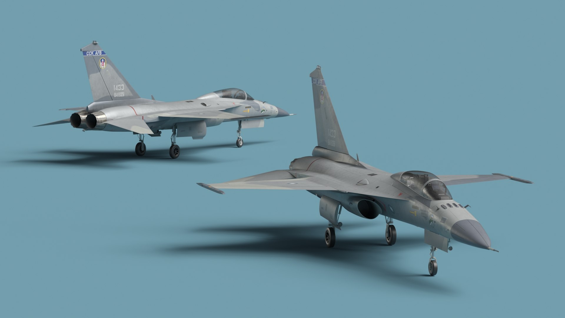 3D Model Unarmed Fighter Jet AIDC F-CK-1 - TurboSquid 2274910