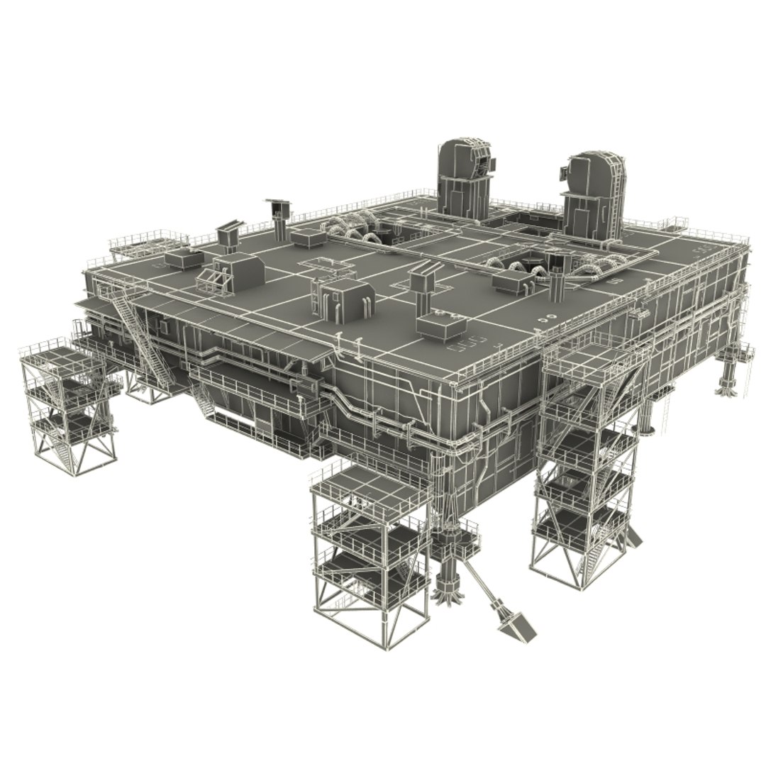 3d mobile launch platform v2 model