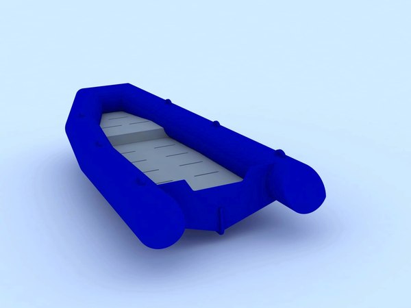 3d inflatable boat model
