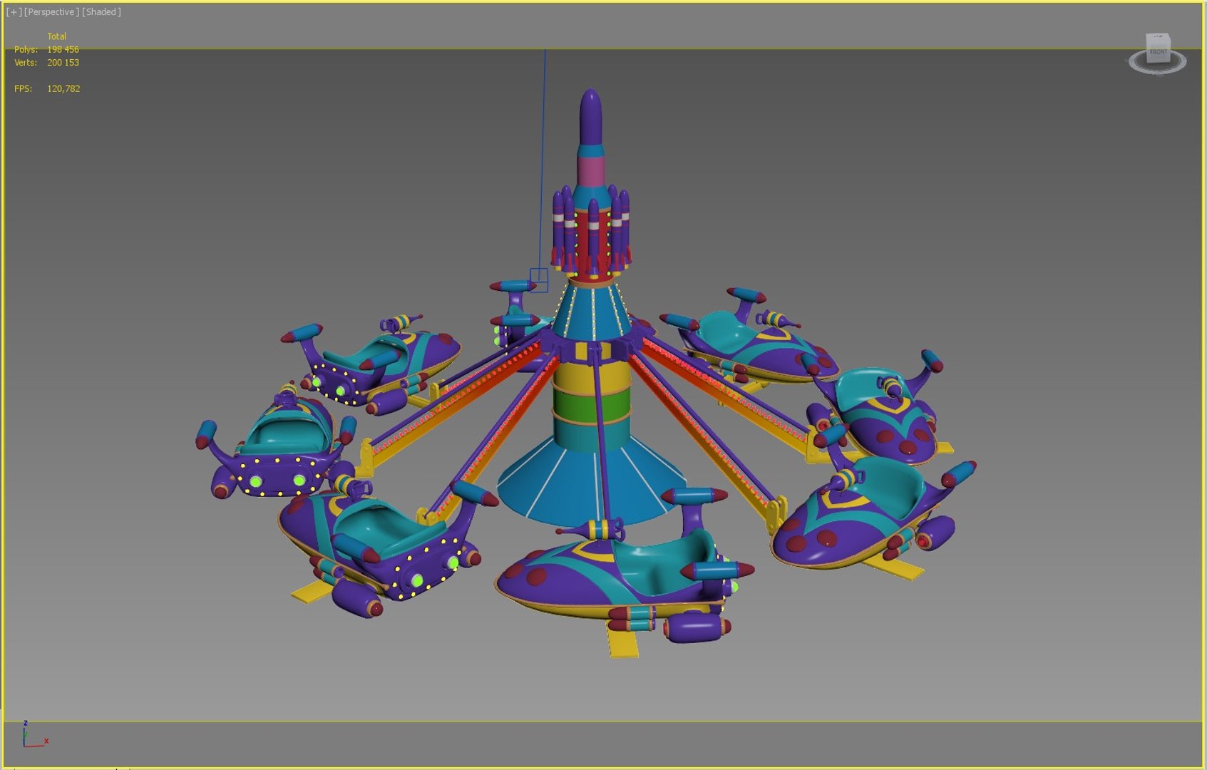 Carousel 3D Model - TurboSquid 1873303