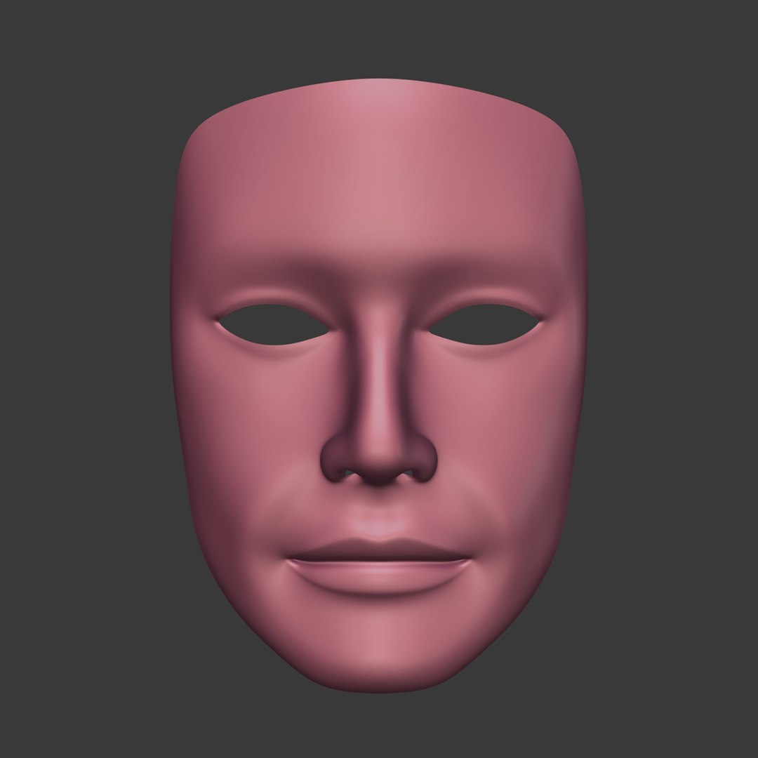 3D Model Neutral Mask - TurboSquid 1353000