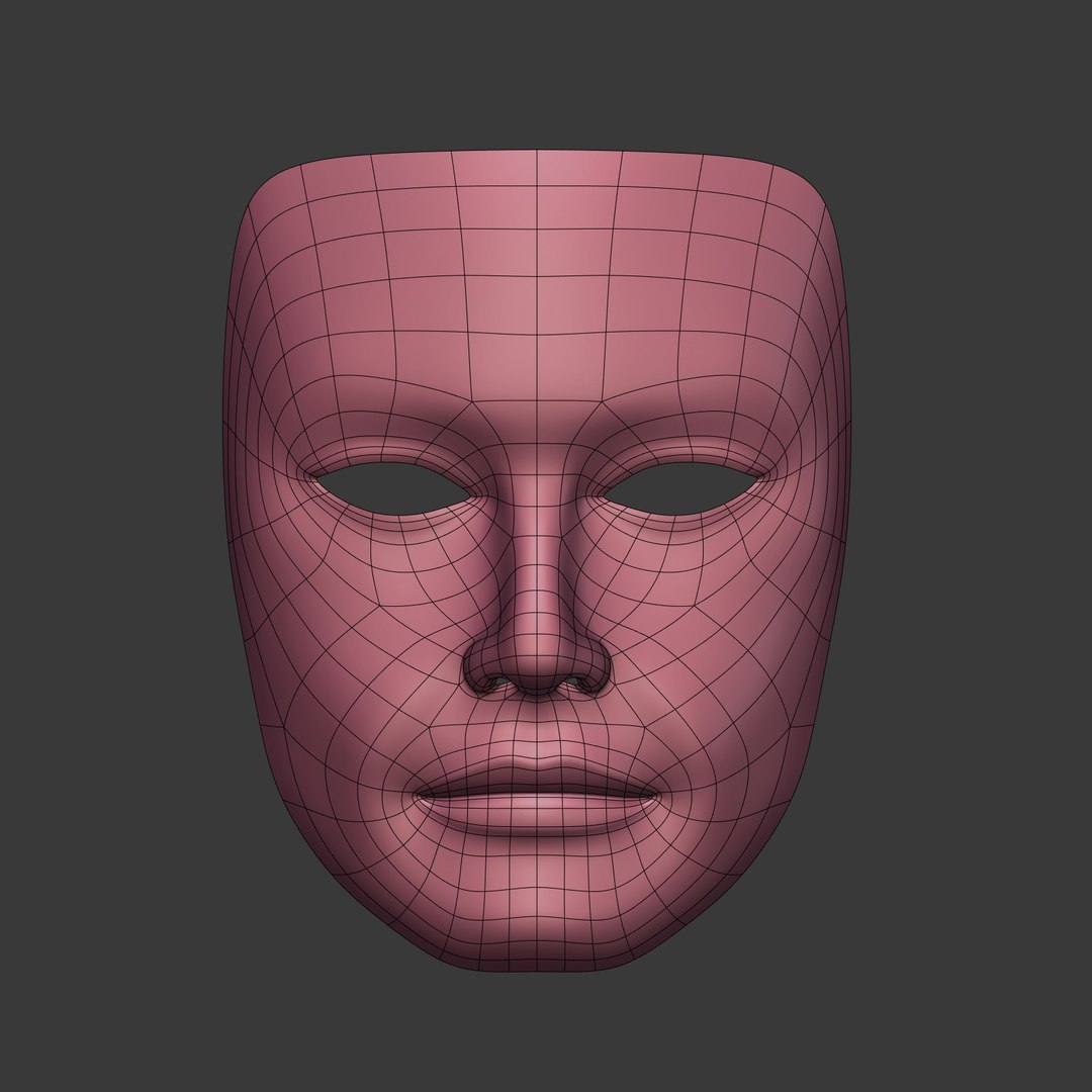 3D Model Neutral Mask - TurboSquid 1353000