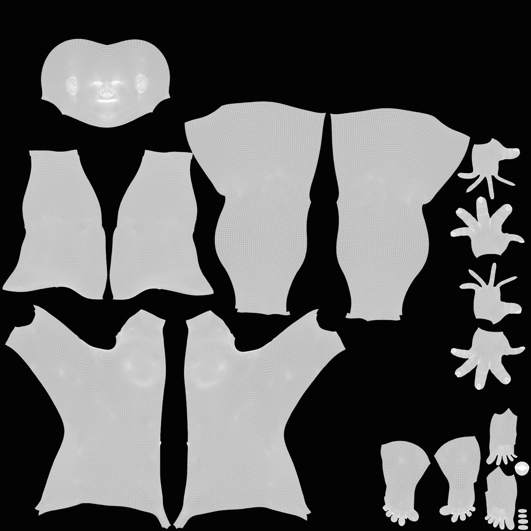 3D Mannequin T Pose Full Body Model - TurboSquid 2167174