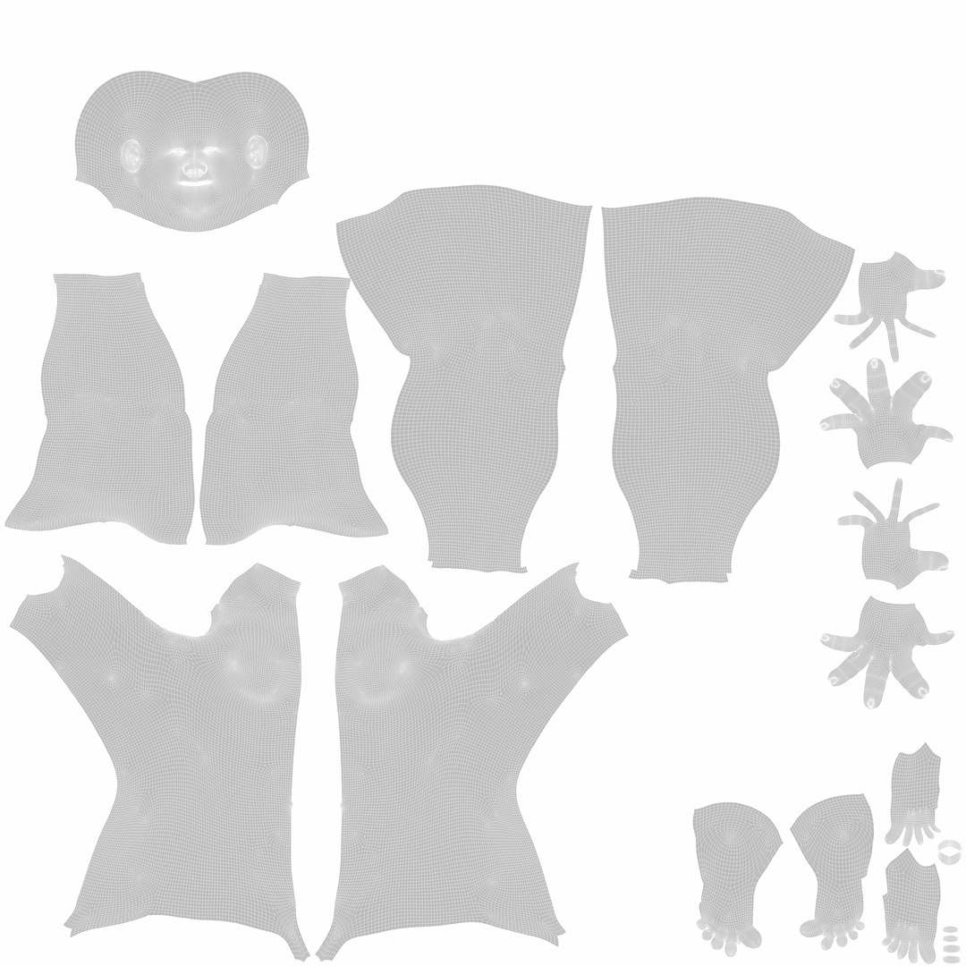 3D Mannequin T Pose Full Body Model - TurboSquid 2167174