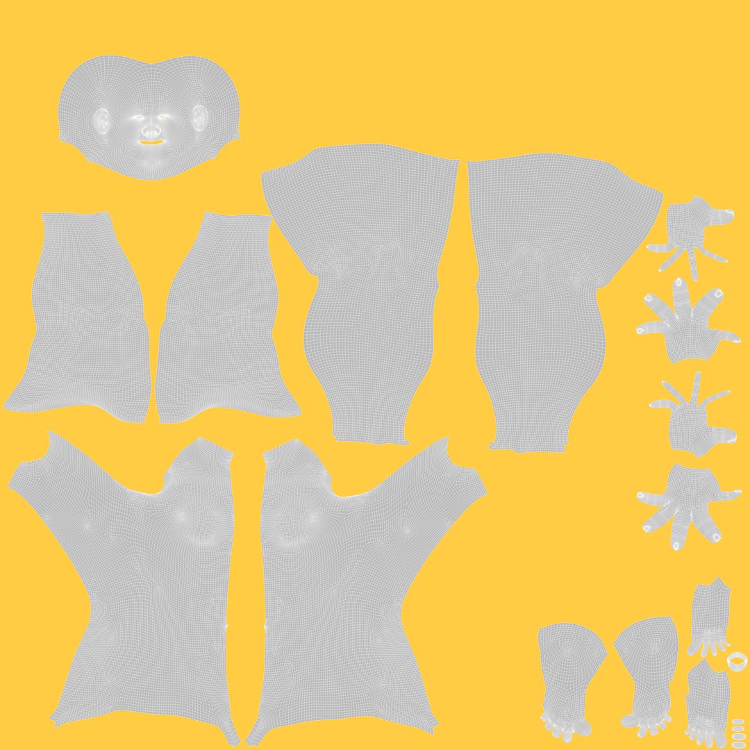 3D Mannequin T Pose Full Body Model - TurboSquid 2167174