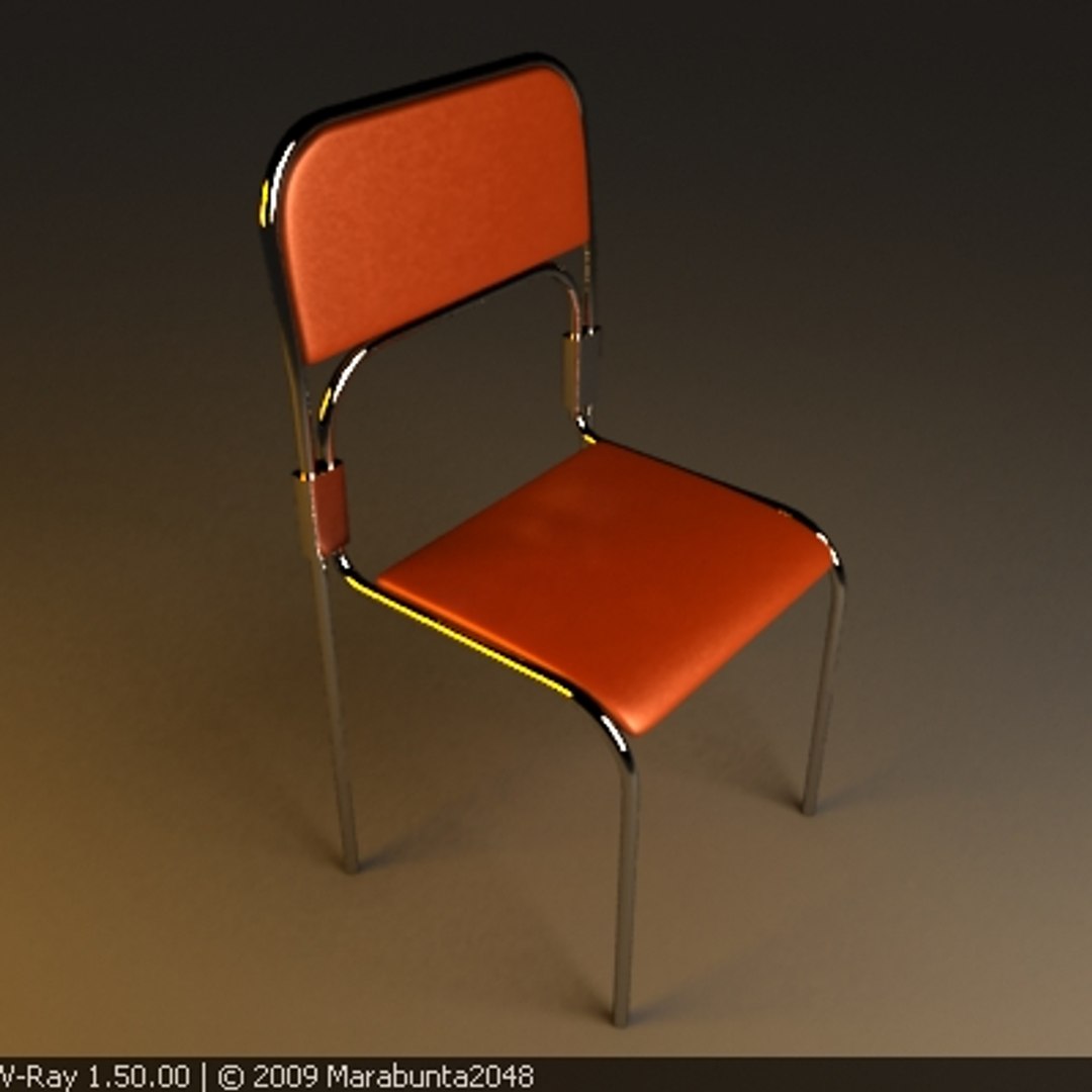3d model chair interior
