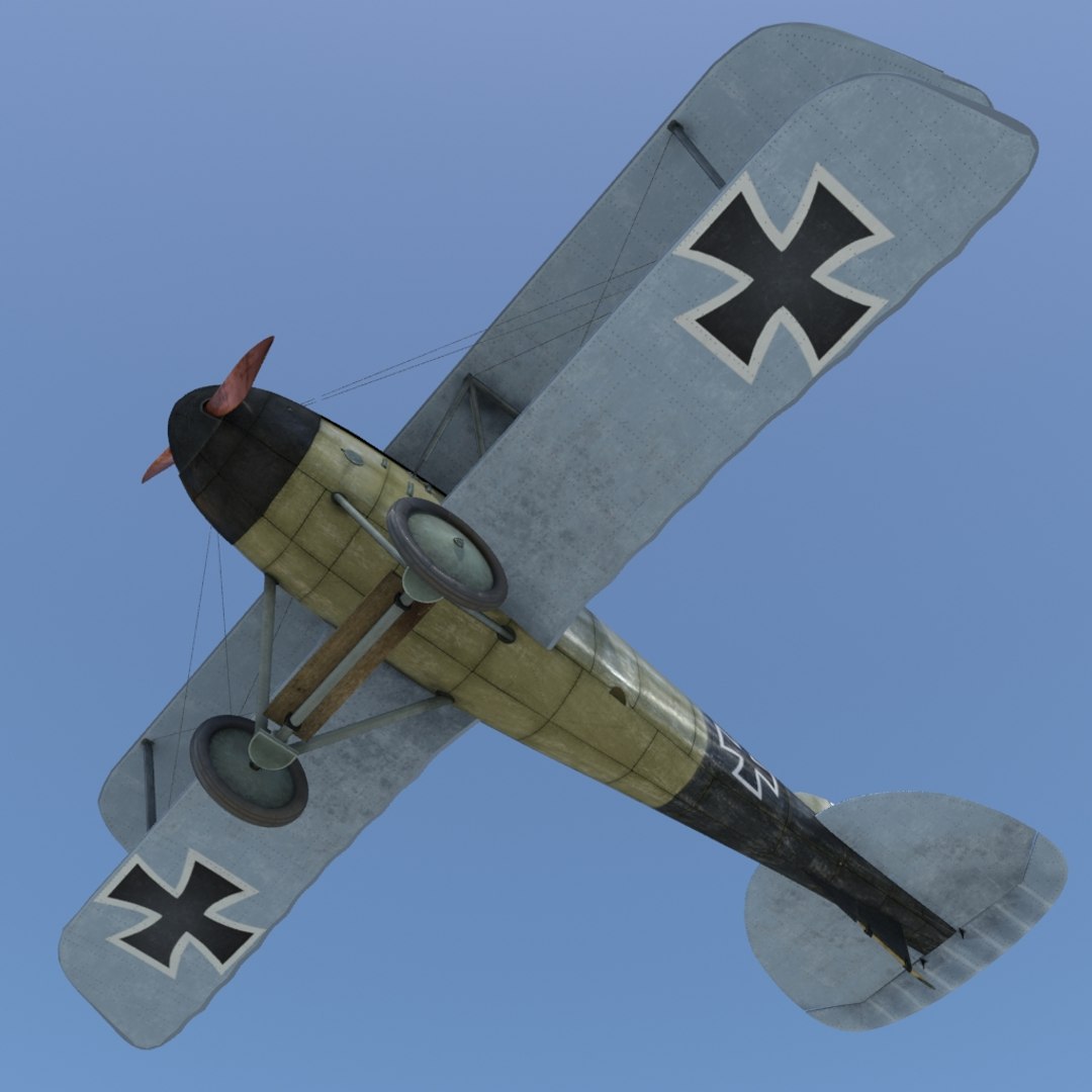 3ds German Fighter Albatros D3