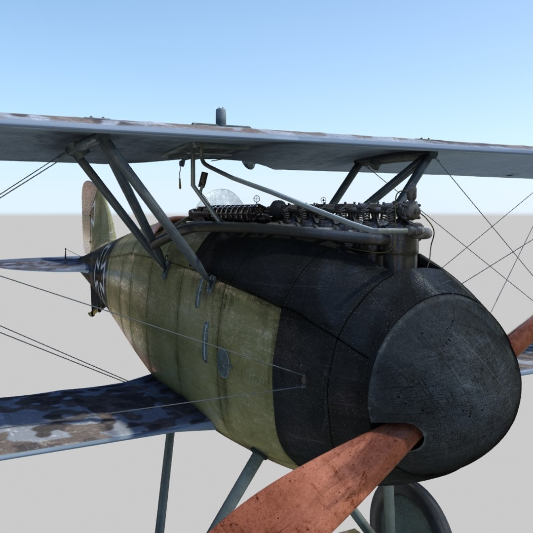 3ds German Fighter Albatros D3