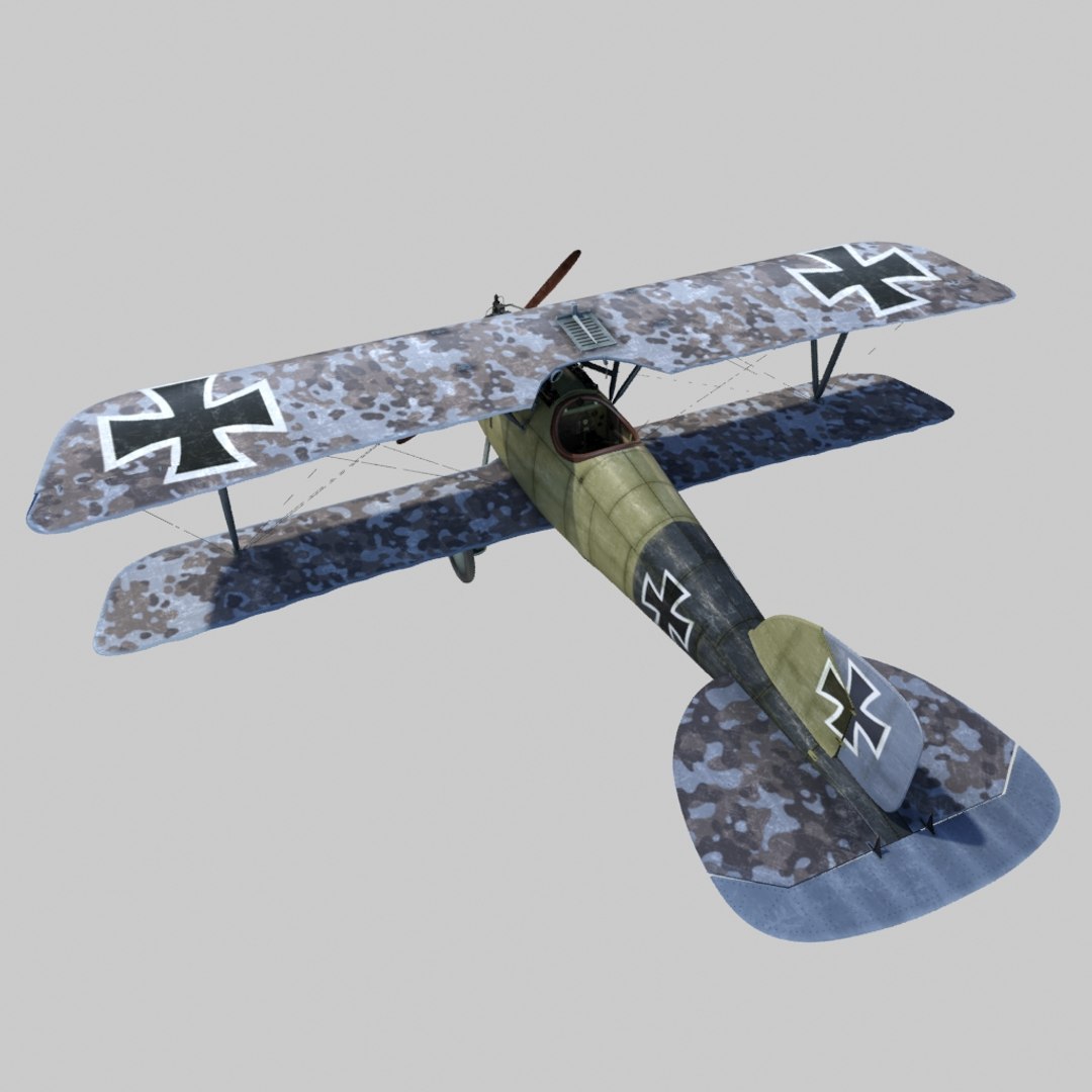 3ds German Fighter Albatros D3